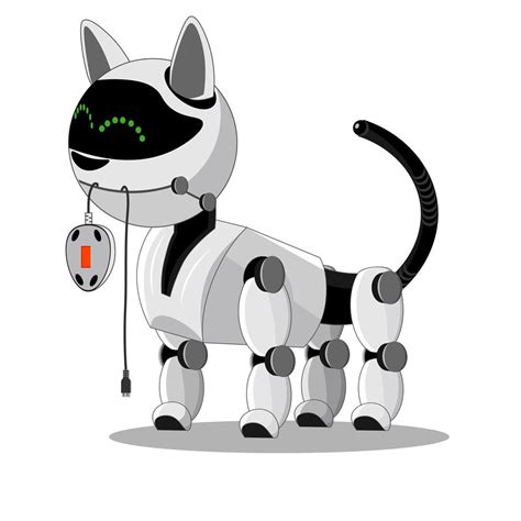 Cat Robot Alexander K Cartoon Cat Drawing Robot Cat Robot Animal