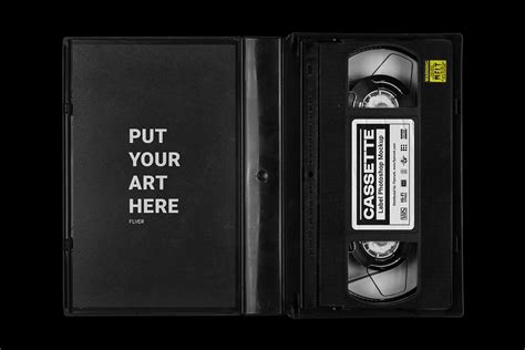Vhs Cassette Tape Case Mockup Flyerwrk