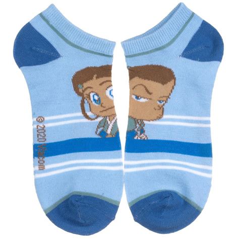 Avatar The Last Airbender Character Ankle Socks 5 Pair Crunchyroll