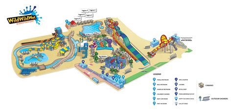 Water Park Map Wild Wild Wet Water Theme Park Singapore