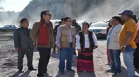 Arunachal Chowna Mein Inspects Approach Road To Sisar Bridge Arunachal24