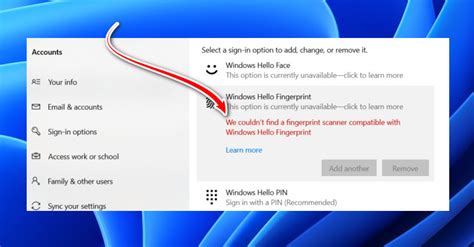 Fix We Couldnt Find A Fingerprint Scanner Compatible With Windows