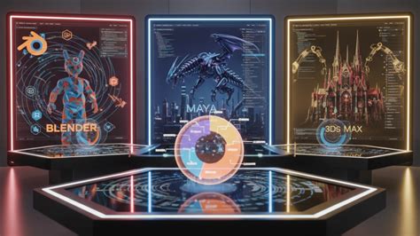 Análisis Comparativo De Software 3d Blender Vs Maya Vs 3ds Max