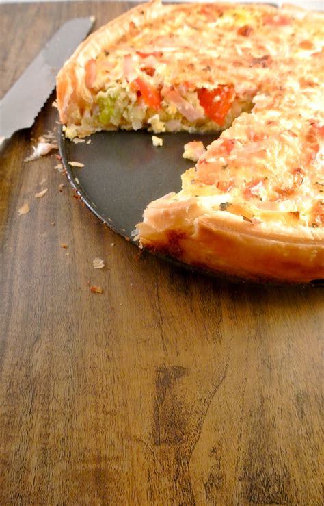 Hartige Taart Met Prei Kip En Paprika Lekker En Simpel