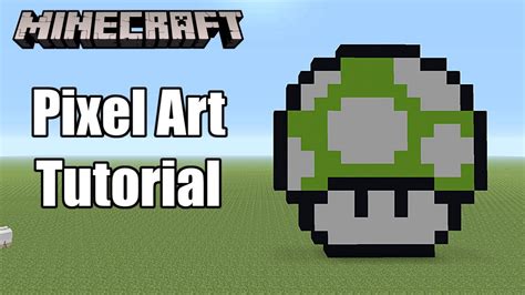Minecraft Pixel Art Mario Mushroom