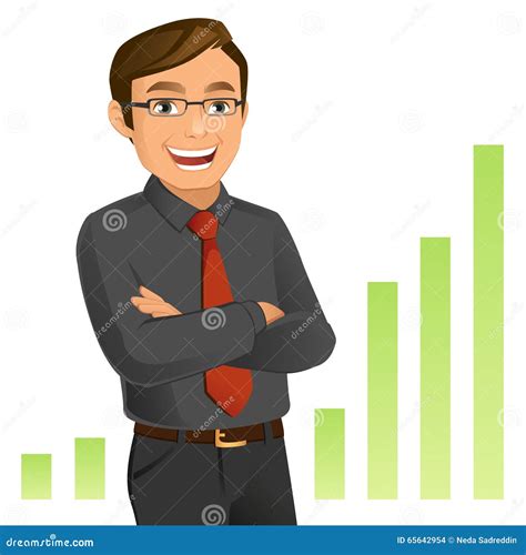 Businessman 向量例证 插画 包括有 成人 白种人 财务 正式 事故 男人 友好 65642954