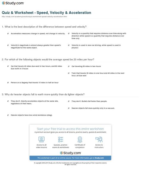 Determining Speed Velocity Worksheet Answers Pro Worksheet