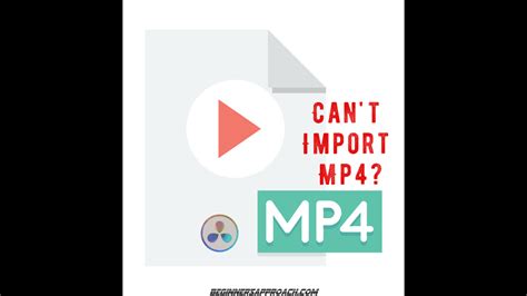 Davinci Resolve Can T Import Mp Media Easy Fix