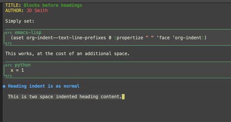 No Block Styling When Flush Left Before Any Org Heading · Issue 10