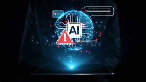 Ai Prompt Error Warning In Chat Interface With Alert And System Issue Elide Stock Footage