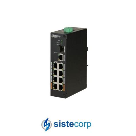 Switch Poe 96w 8 Downlink 10 100 1 Uplink Gigabit 1 Sfp Cygnus Pfs3110