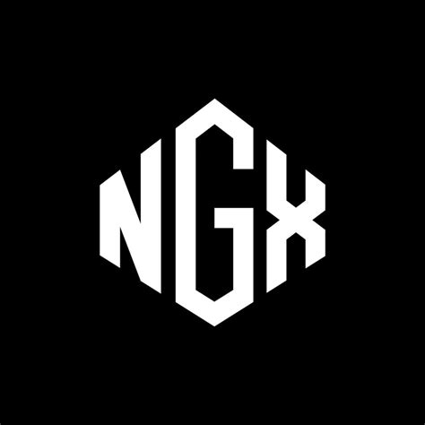 Ngx Letter Logo Design With Polygon Shape Ngx Polygon And Cube Shape