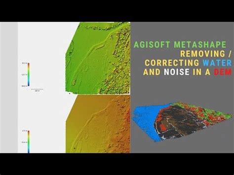 An Image Of A Map With The Words Agisot Metashape Removing Correcting