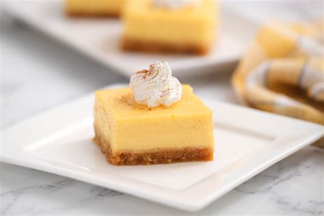 Pumpkin Cheesecake Bars Recipe Vegan Girls Guide
