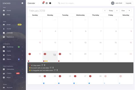 stacked bootstrap 4 angular admin template admin templates ft admin