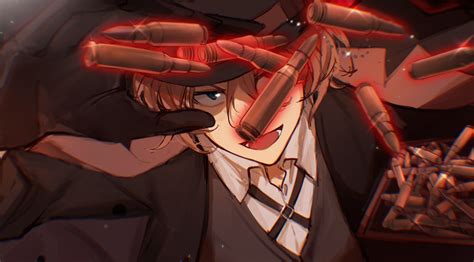 Nakahara Chuuya Bungou Stray Dogs Drawn By Ryouun Danbooru
