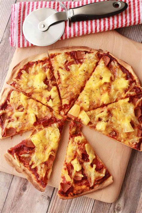 Thin Crust Hawaiian Vegan Pizza Loving It Vegan