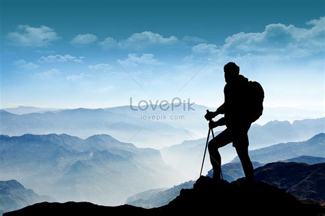 등산 배경 사진 및 창의적인 일러스트 무료 다운로드 Lovepik
