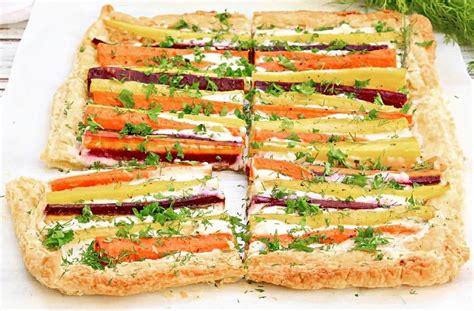 Carrot Tart Recipe With Boursin And Puff Pastry This Wife Cooks