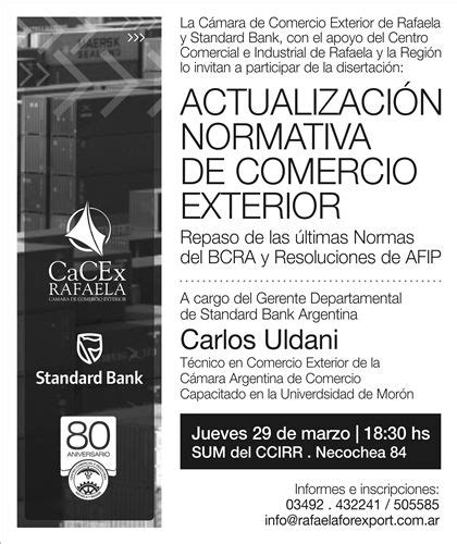 Charla Gratuita Sobre Actualización Normativa De Comercio Exterior