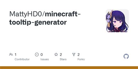 Github Mattyhd0minecraft Tooltip Generator