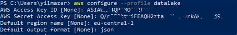 Create Named Profile And List PreConfigured Profiles With AWS CLI