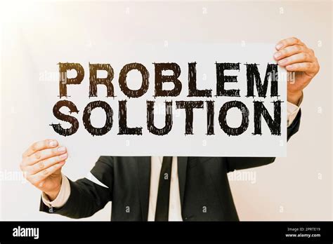 Conceptual Display Problem Solutionsolving Consists Of Using Generic