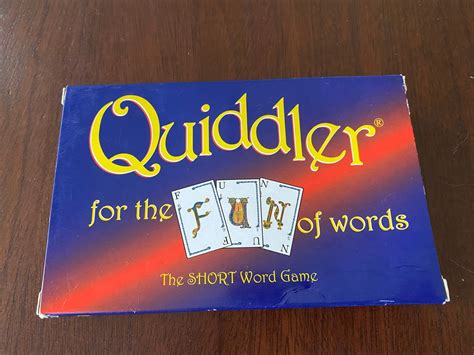 Quiddler Card Game Quiddler For The Fun Of Words Card Game Complete