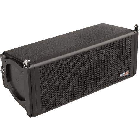 pro dg it 2m6 la 1800 watts 2 way line array system passive