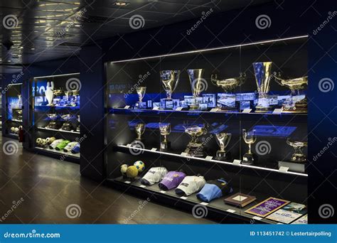 The Museum Of The Real Madrid Football Club Cups And Awards The Club