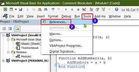 Fixing Excel Vba Invalid Forward Reference Errors Easily