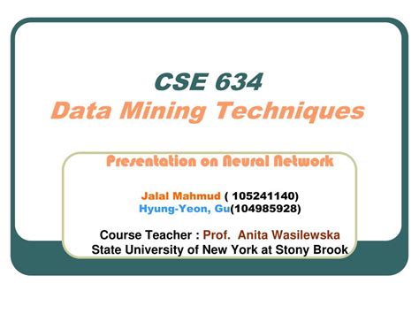 Ppt Cse 634 Data Mining Techniques Powerpoint Presentation Free