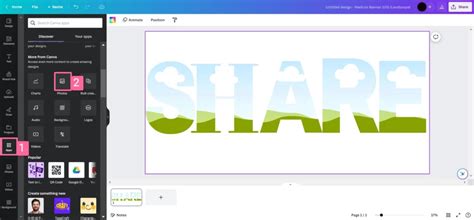 How To Fill Letters With Pictures In Canva Easy Trick