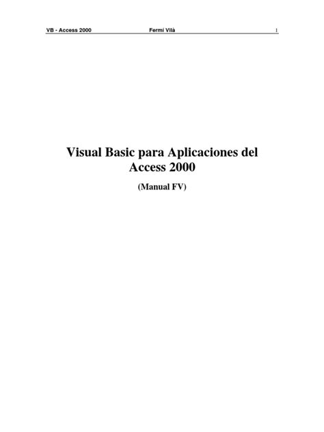 manual de visual basic y acces 2000 pdf point and click ventana