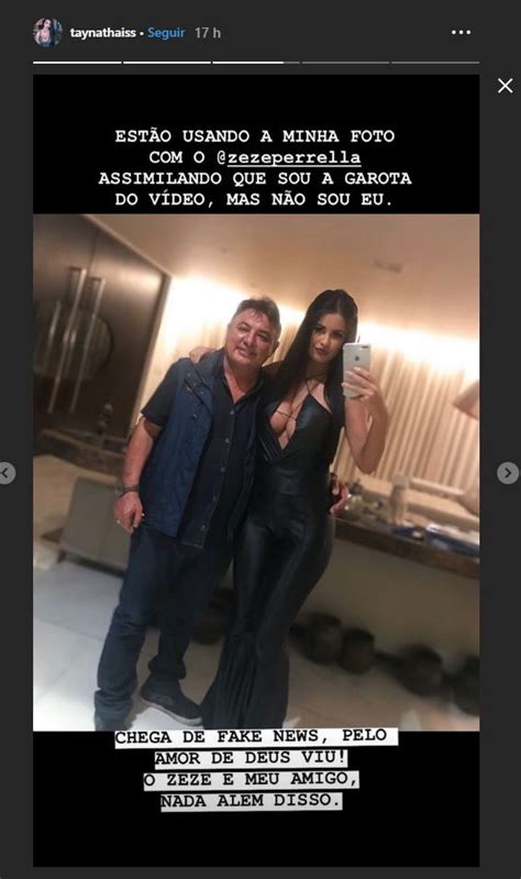 Cruzeirense Nega Estar Em Vídeo íntimo De Perrella E Procura Polícia