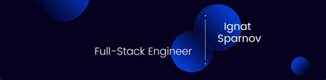 ‏ignat Sparnov‏ ‏full Stack Engineer Nodejs Aws Typescript