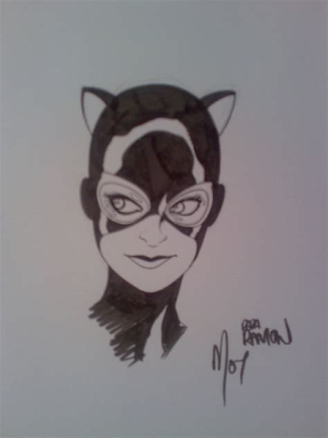 Catwoman In Ramon Suarezs Mike Mckone Comic Art Gallery Room