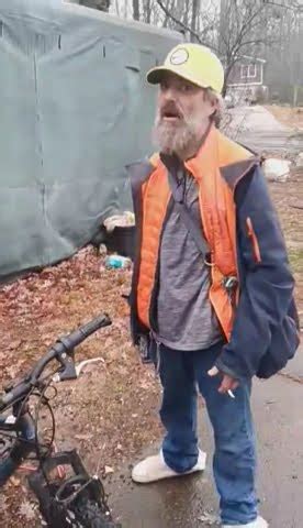 Homeless Guy Mike Got A New Bike His Old One Was Stolen Youtube