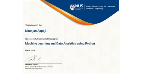 niranjan appaji on linkedin machine learning and data analytics using