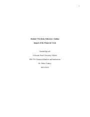 FIN 550 Module 5 Portfolio Milestone Option 1 Pdf 1 Module 5