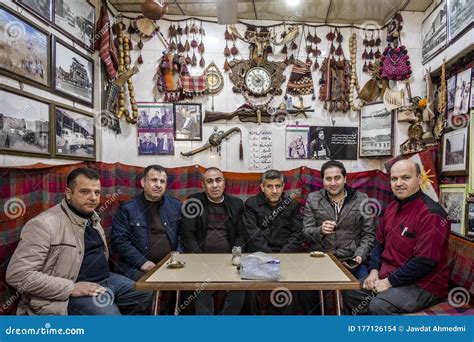 Kurdish Tea House Editorial Stock Image Image Of Cloths 177126154