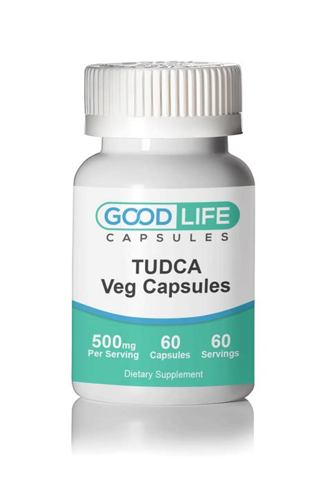 Tudca 500mg Vegan Capsules Good Life Capsules