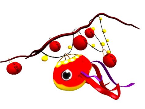 Second Life Marketplace 16 Yokai Dream Lanterns Asian Lanterns Red