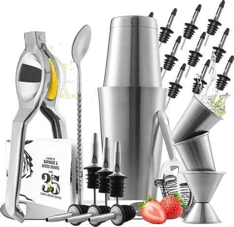 Stainless Steel Mixology Bartender Kit Review Cocktail Kit Mix