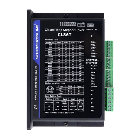 Closed Loop Stepper Driver V41 0~82a 24~80vdc For Nema 34 Stepper