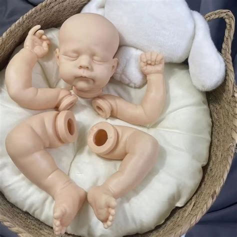 Kit De Boneca De Vinil Ericerica Reborn De 21 Polegadas Realista Sem Pintura Em Branco