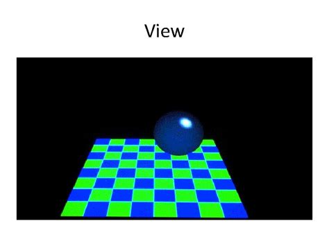 Basic Ray Tracing Cmsc 435634 Visibility Problem Rendering