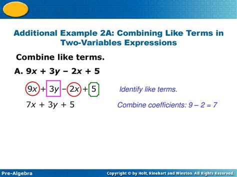 combining like terms warm up solve ppt download