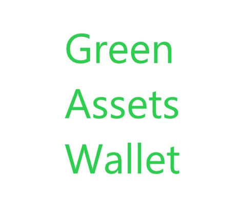 Green Assets Wallet Eco Action