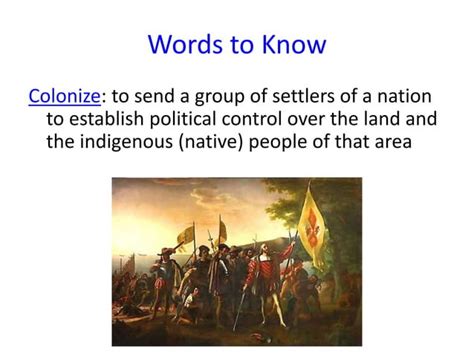 Unit2a Colonialization And Exploration Ss6 H6b PPT